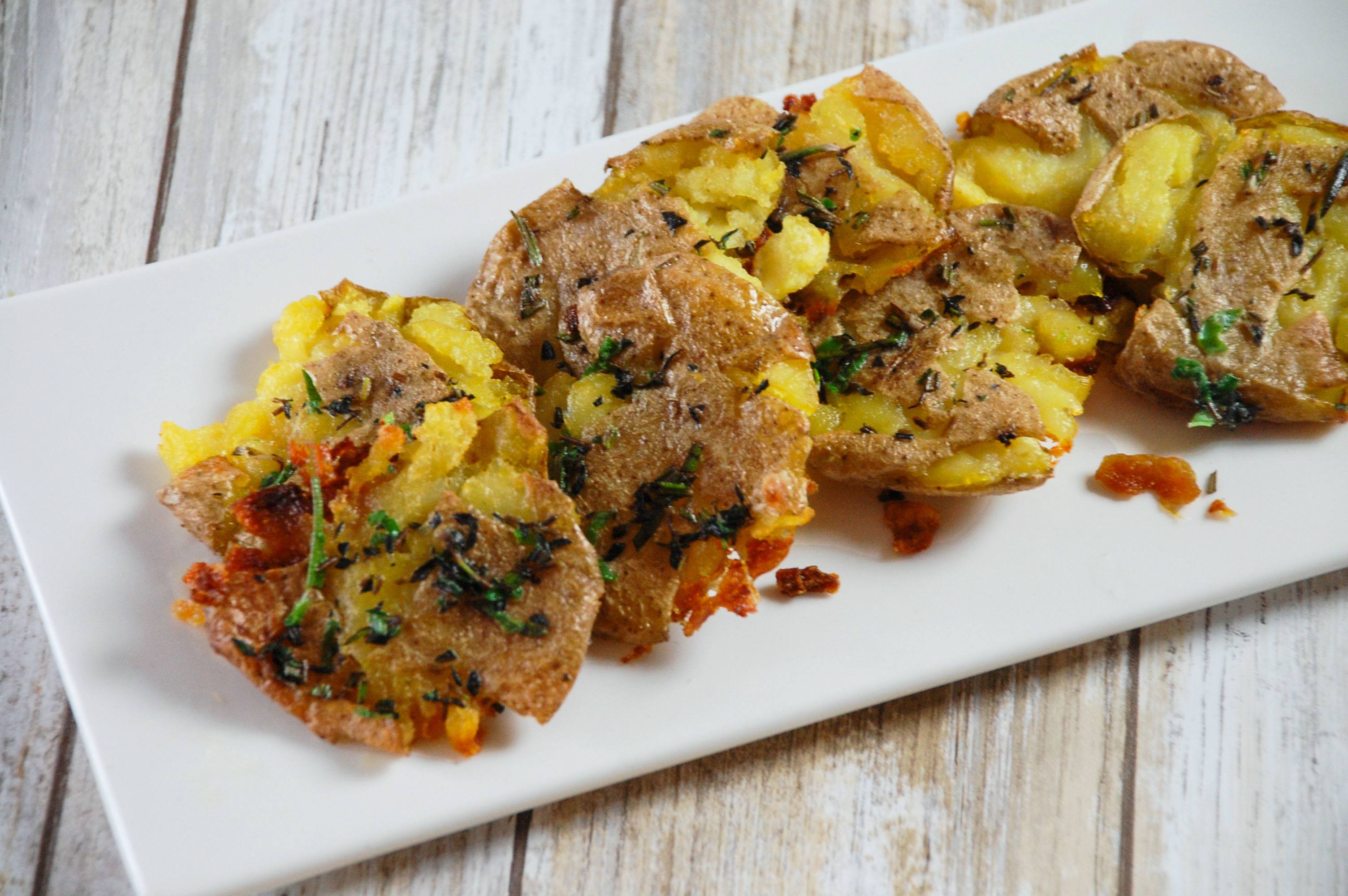 herbs for smashed potatoes