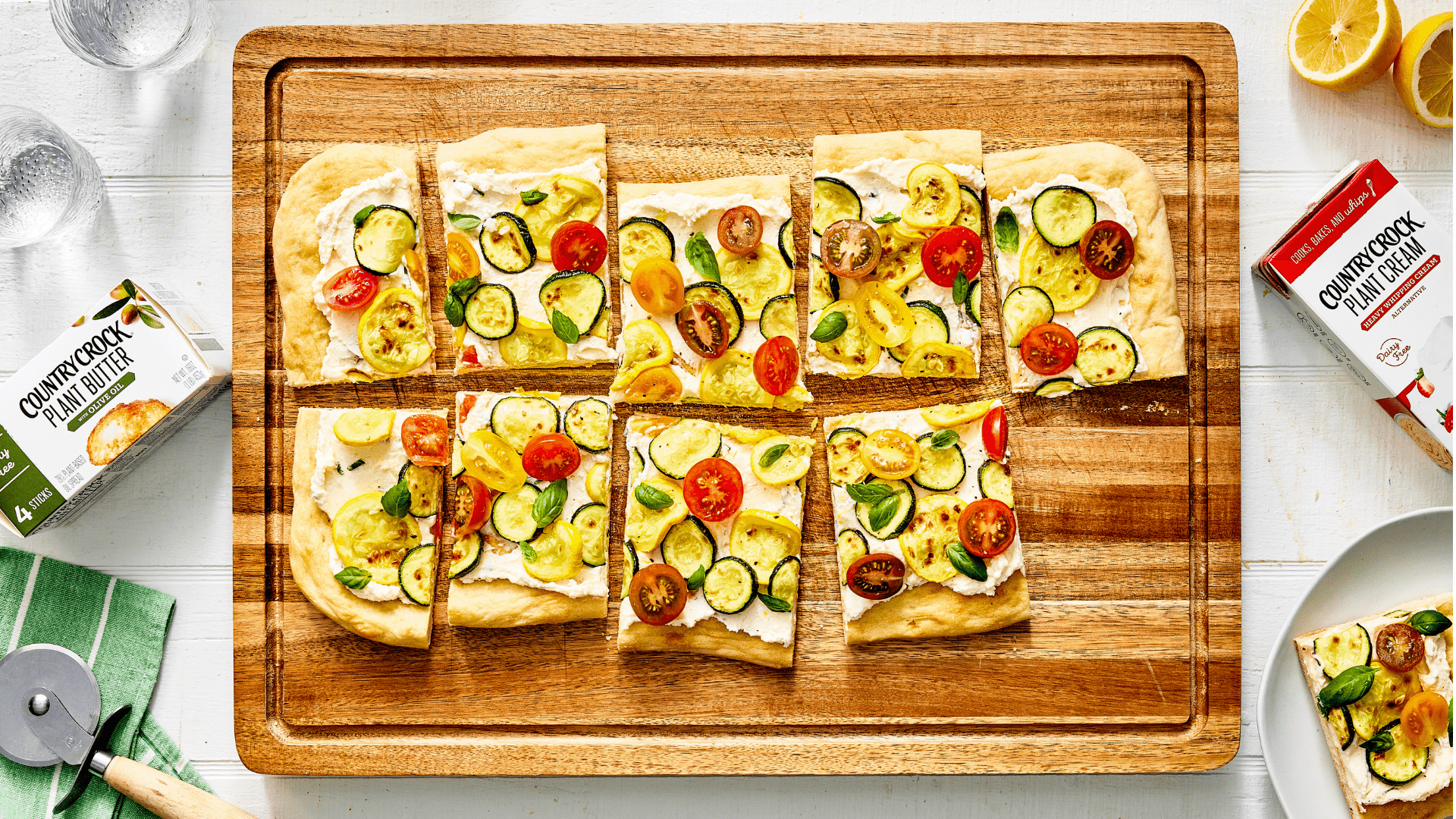 Summer Vegetable Flatbread