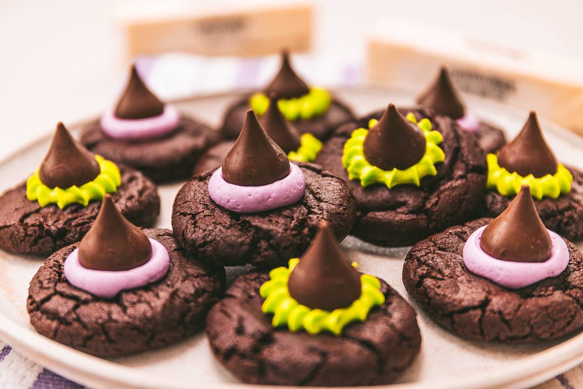 Mini Witch Hat Cookies